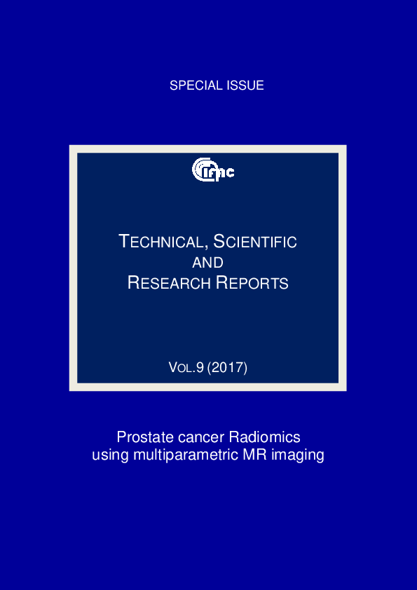 (PDF) Prostate cancer Radiomics using multiparametric MR imaging