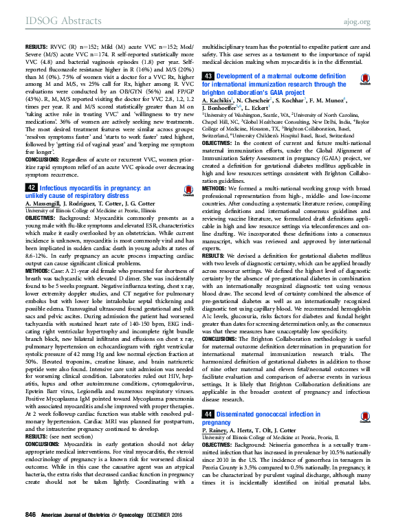 (PDF) 43: Development of a maternal outcome definition for ...