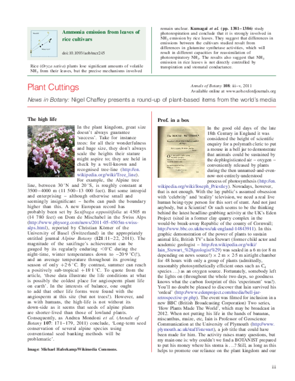 (PDF) Plant Cuttings | Nigel Chaffey - Academia.edu
