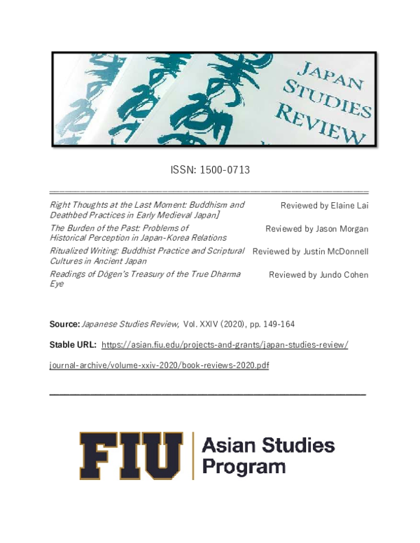 (PDF) Right Thoughts at the Last Moment: Buddhism and Deathbed ...