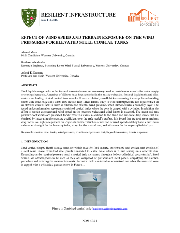(PDF) NDM-536: Effect of Wind Speed and Terrain Exposure on the Wind ...