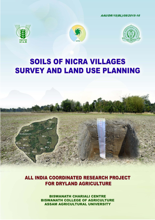(PDF) Soils of NICRA village’s survey and land use planning