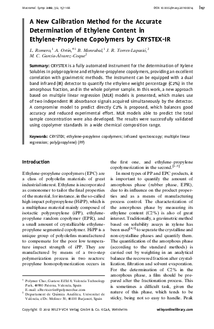 (PDF) A New Calibration Method for the Accurate Determination of ...