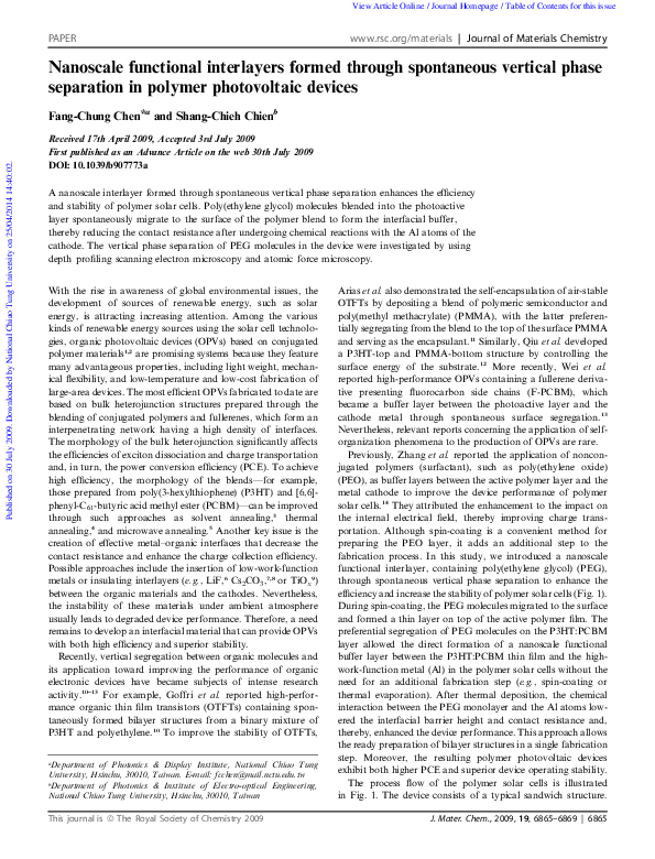 (PDF) Nanoscale functional interlayers formed through spontaneous ...