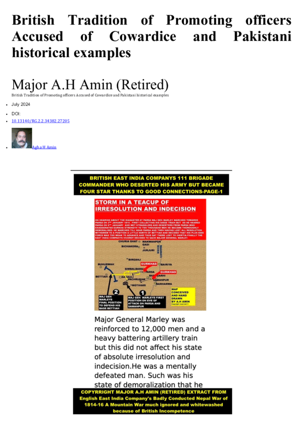 (PDF) British Tradition of Promoting officers Accused of Cowardice and ...