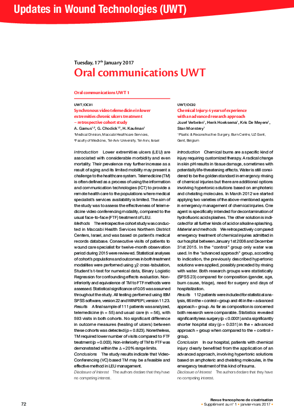 (PDF) Chemical Injury: 4 years of experience with an advanced research ...