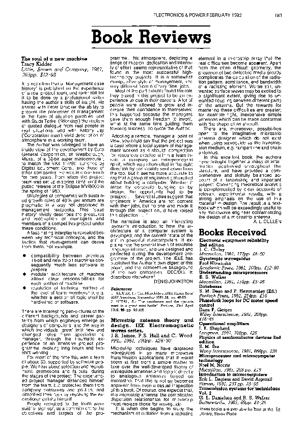 (PDF) The soul of a new machine