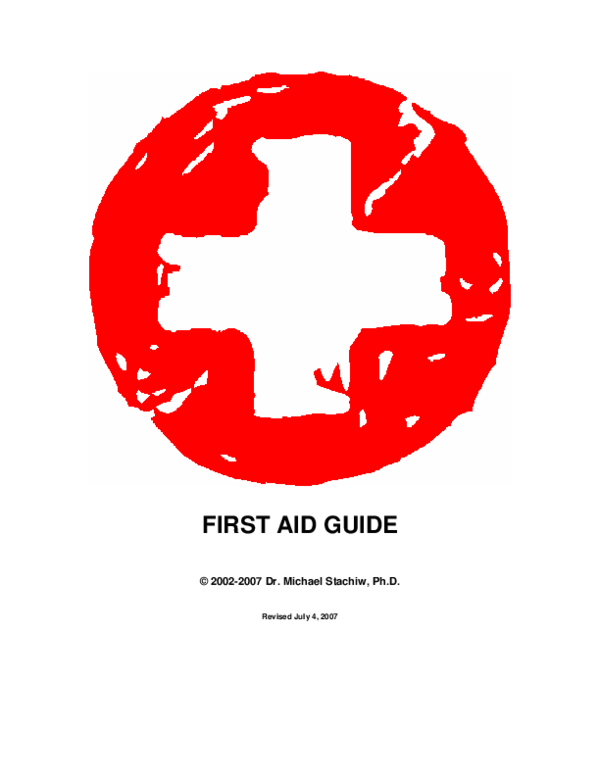 (PDF) First Aid Guide