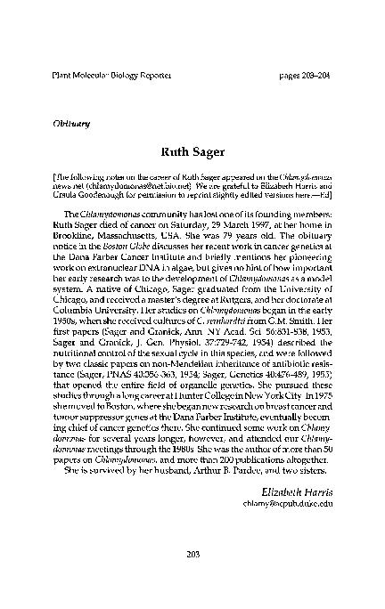 (PDF) Ruth Sager