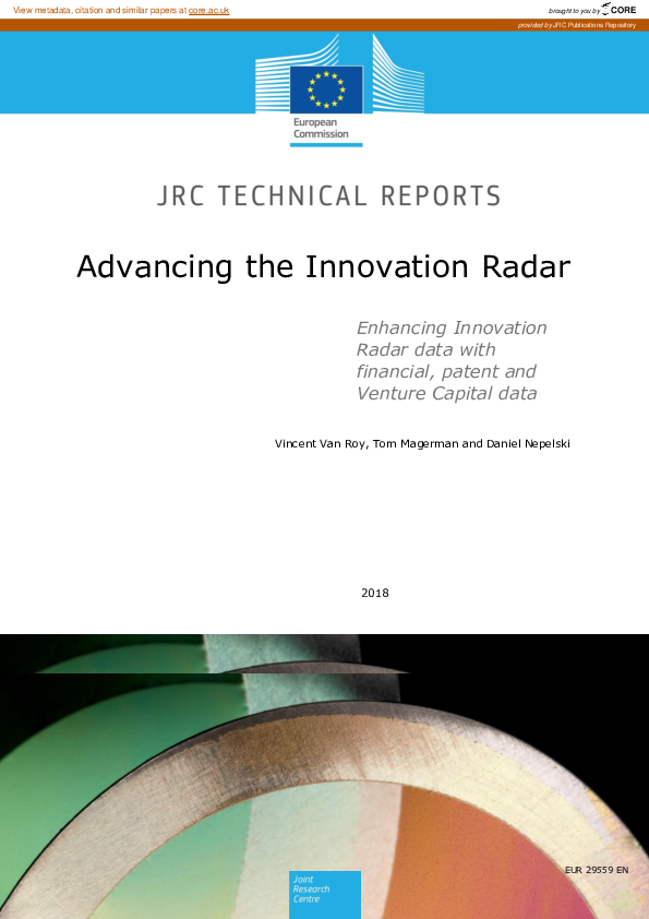 (PDF) Advancing the Innovation Radar