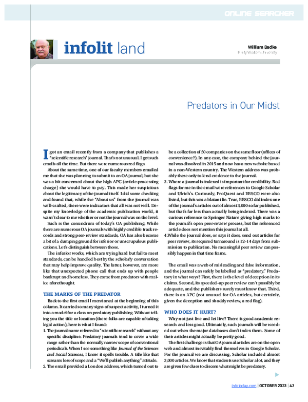(PDF) infolit land