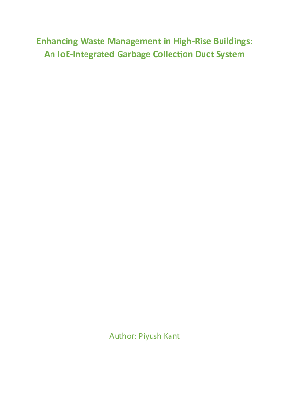 (PDF) Enhancing Waste Management in High-Rise Buildings: An IoE ...