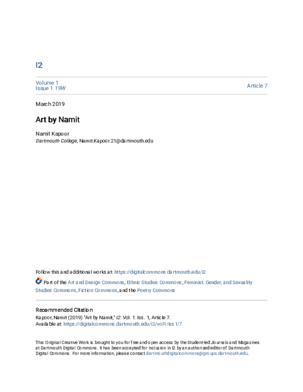 (PDF) Art by Namit