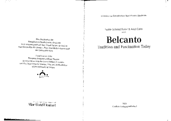 (PDF) Edita Gruberova’s Wig: Belcanto Revival and Staging Practices in the 21st Century