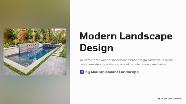 (PDF) Modern Landscape Design