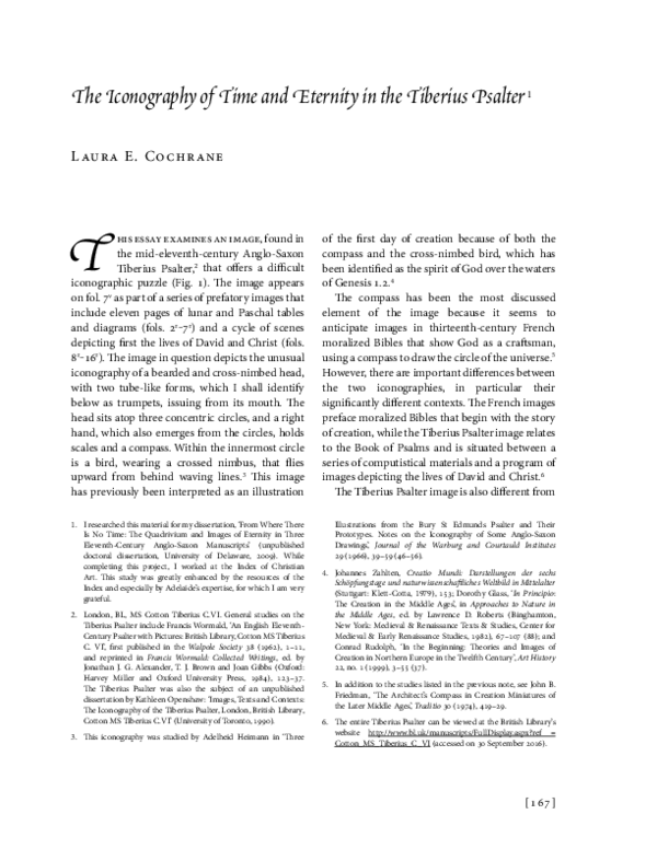 (PDF) The Iconography of Time and Eternity in the Tiberius Psalter ...