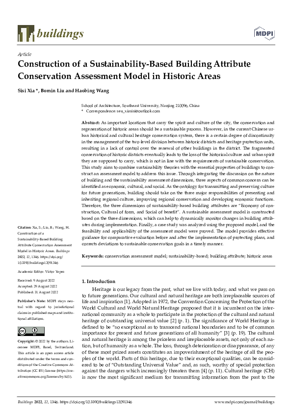 (PDF) Construction of a Sustainability-Based Building Attribute ... (PDF) Construction of a Sustainability-Based Building Attribute ...