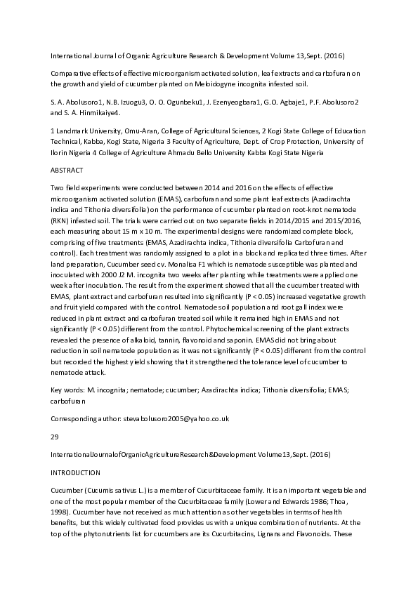 (PDF) Comparative effects of effective microorganism activated solution ...