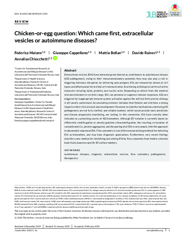 (PDF) Which Came First -- the Chicken or the Egg?