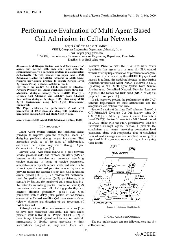 (PDF) Agent Environment using Java Agent Development