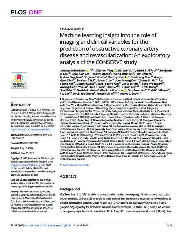 (PDF) Machine learning insight into the role of imaging and clinical variables for the ...