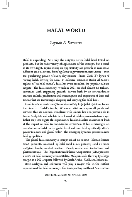 (PDF) Halal World