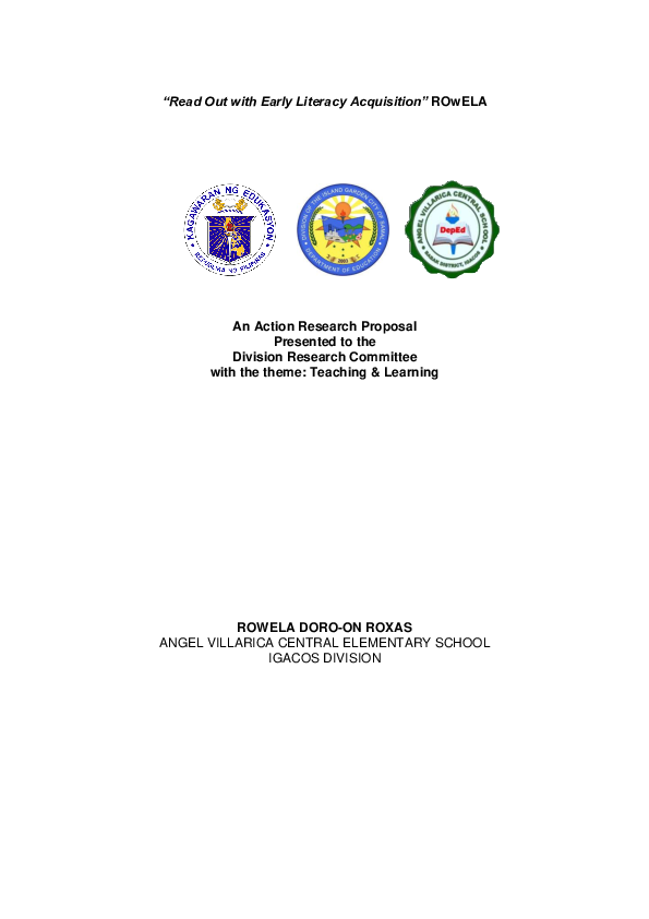 (PDF) "Read Out with Early Literacy Acquisition" ROwELA An Action ...