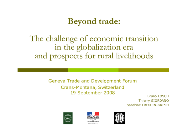 (PDF) The challenge of economic transition in the globalization era and ...