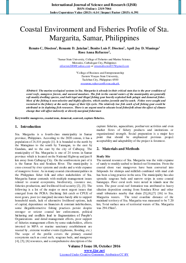 (PDF) Licensed Under Creative Commons Attribution CC BY Coastal ...