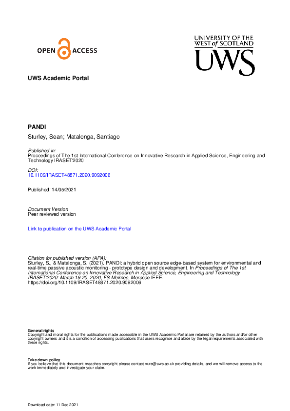 (PDF) PANDI: A Hybrid Open Source Edge-based System for Environmental ...