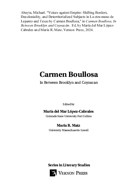 (PDF) Voices against Empire: Shifting Borders, Decoloniality, and ...