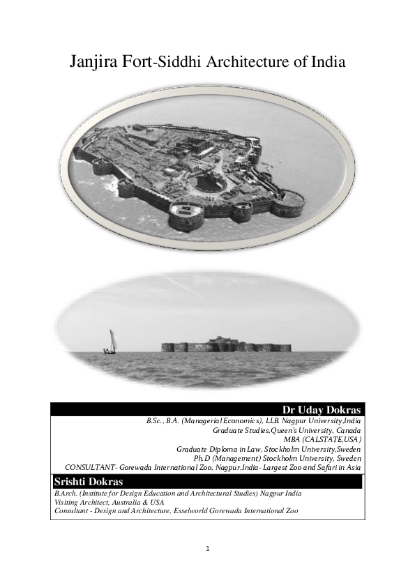 (PDF) Janjira Fort-Siddhi Architecture of India