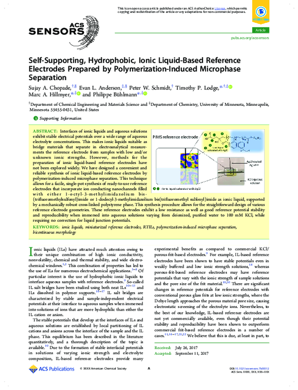 (PDF) Self-Supporting, Hydrophobic, Ionic Liquid-Based Reference ...