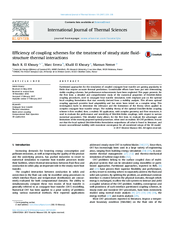 (PDF) Efficiency of coupling schemes for the treatment of steady state ...