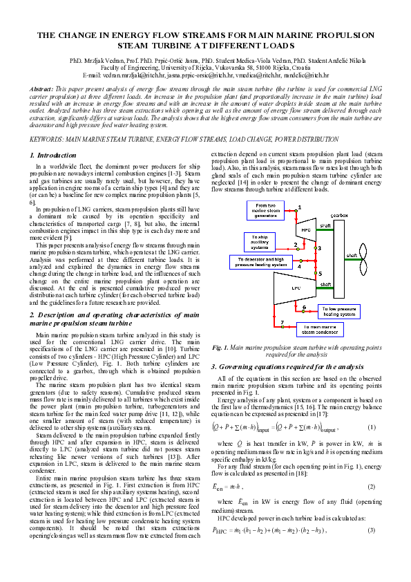 (PDF) The change in energy flow streams for main marine propulsion ...