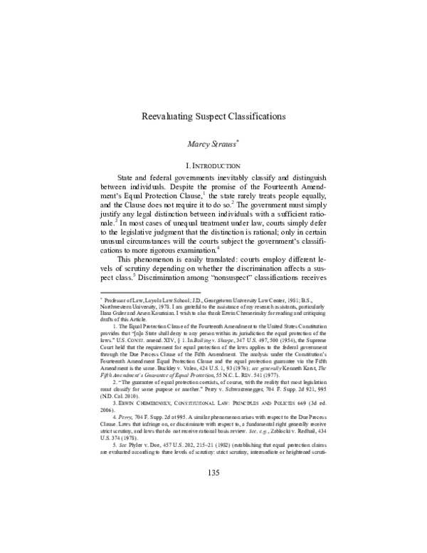 (PDF) Re-Evaluating Suspect Classifications