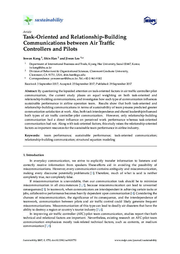 (PDF) Task-Oriented and Relationship-Building Communications between ...