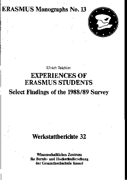 (PDF) Experiences of ERASMUS students