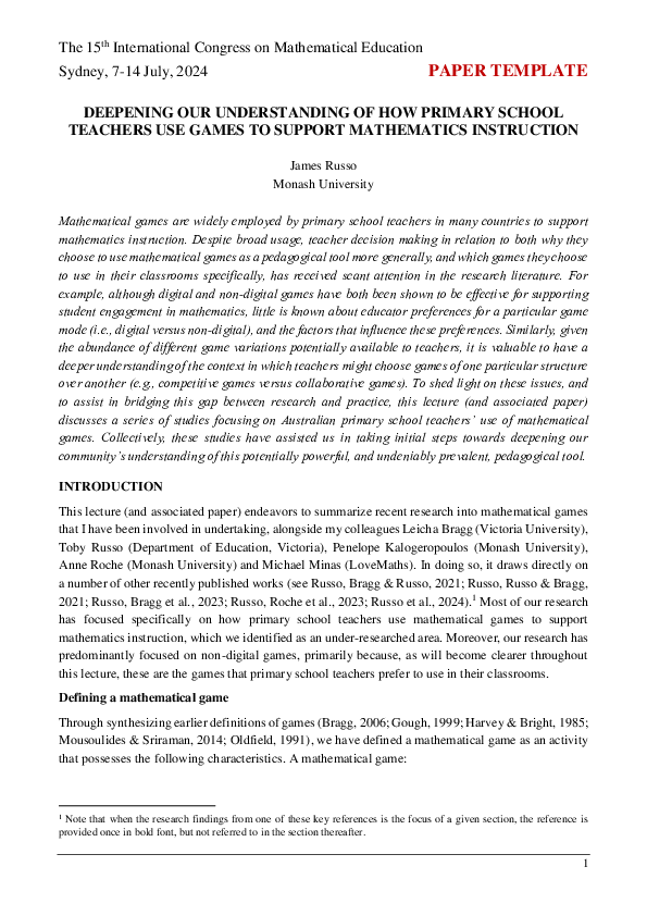 (PDF) Deepening our understanding of how primary school teachers use ...