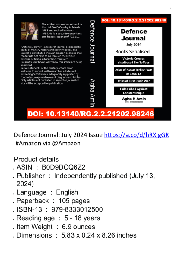 (PDF) Defence Journal -July 2024