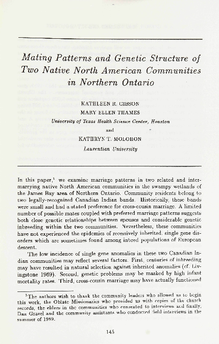 (PDF) Mating Patterns and Genetic Structure of Two Native North ...