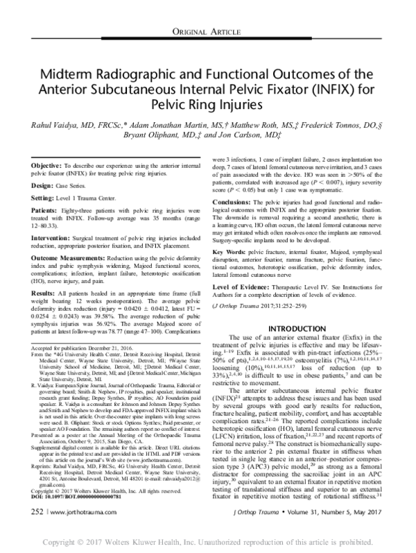 (PDF) Midterm radiographic and functional outcomes of the anterior ...