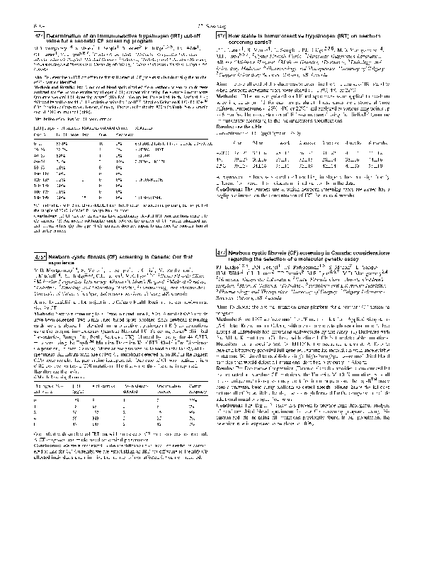 (PDF) 476 How stable is immunoreactive trypsinogen (IRT) on newborn ...