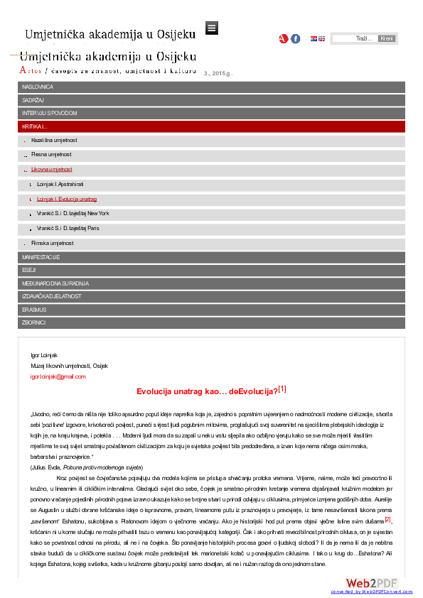 (PDF) Evolution Back as… deEvolution