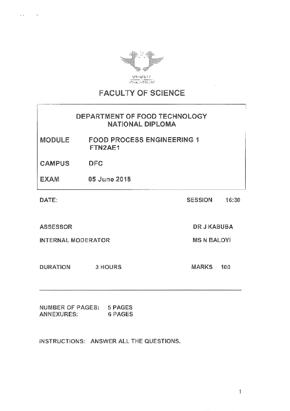 (PDF) Food Process Engineering