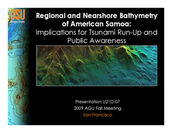 (PDF) Regional and Nearshore Bathymetry of American Samoa: Implications ...