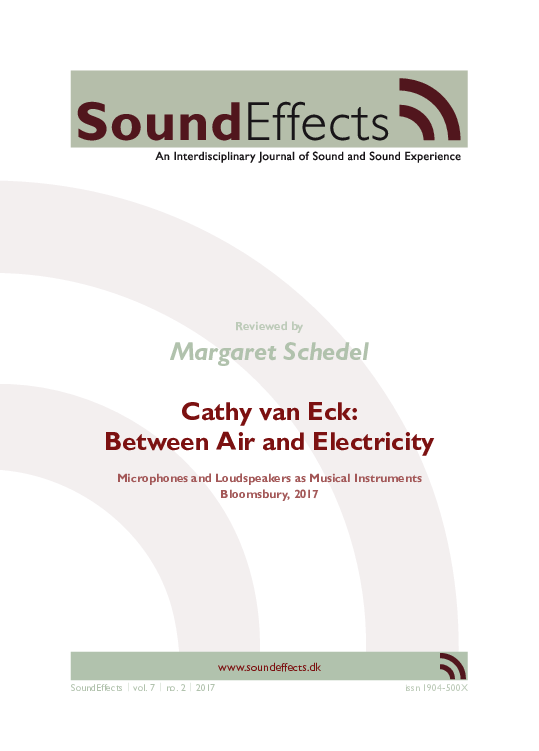 (PDF) Cathy van Eck: Between Air and Electricity Microphones and ...