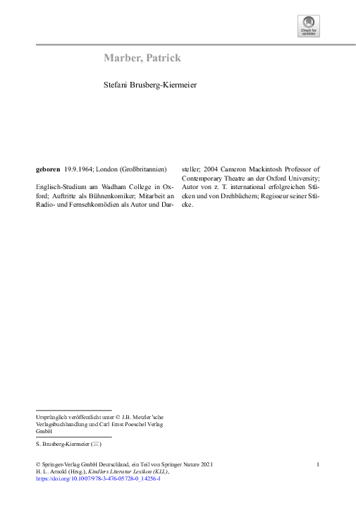 (PDF) Marber, Patrick