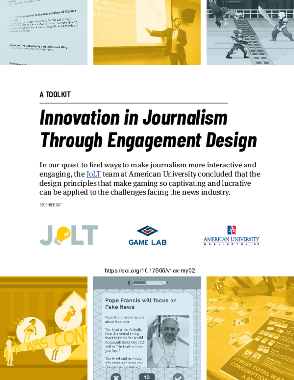 (PDF) Innovation in journalism through engagement design
