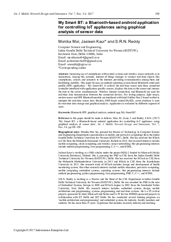 (PDF) My Smart BT: a Bluetooth-based android application for controlling IoT appliances using ...